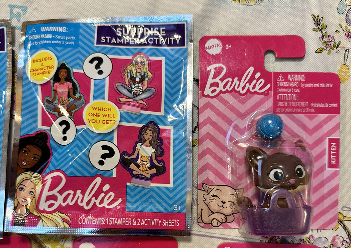 Huge Lot of 14 Mattel Barbie Micro Doll Toy Sports, Fairy & Princess ...