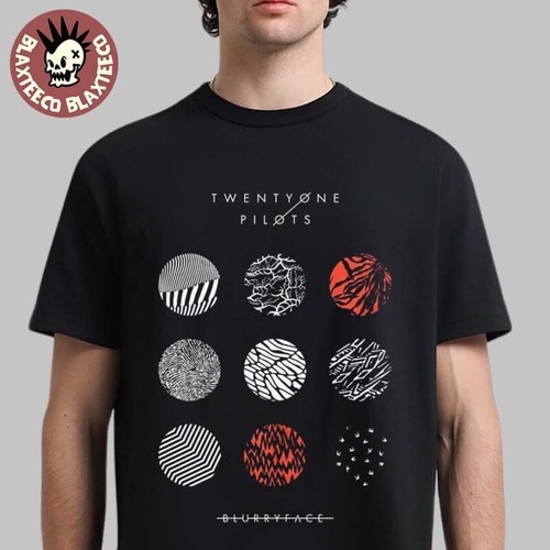 Twenty One Pilots Hot Topic Blurryface Album Cover Art T-Shirt | eBay