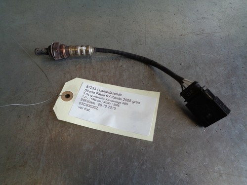 Lambdasonde Skoda Fabia 6Y 03C906262 1.2i 47kW BME 87283 | eBay