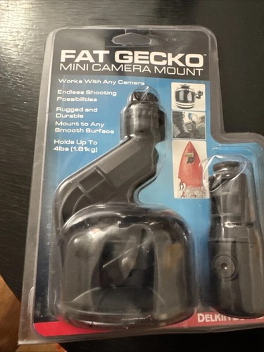 Delkin Devices Fat Gecko Mini Camera Mount Holder Suction Cup NEW ...