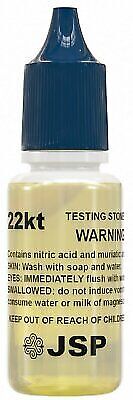 10K 14K 18K 22K 24k Platinum Gold Silver Test Acid Testing Tester Kit ...