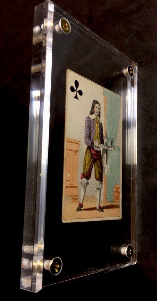 Original c1840 Hand Colour Antique Playing Cards Engraved Parisian ...