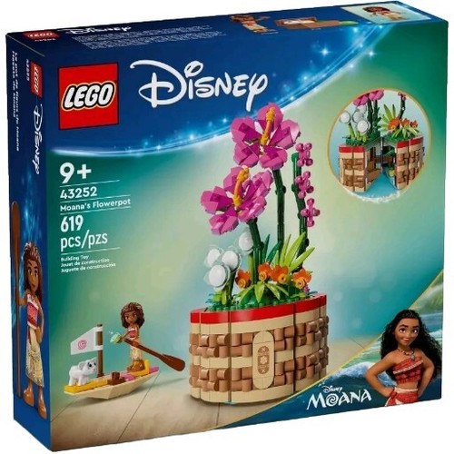 LEGO Disney (43252) Moana's Flowerpot - 619 pcs - Pua Island Flowers ...