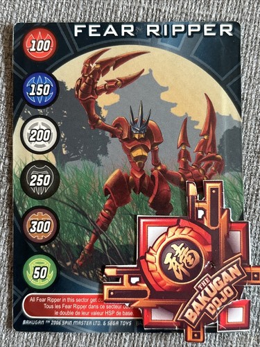 Bakugan: Battle Brawlers | Fear Ripper 🌠Character Card | HSP 150 |BA050 ...