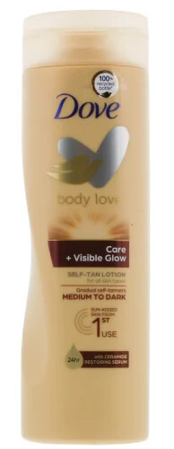 Dove Visible Glow Medium to Dark Skin Self Tan Lotion 400ml for sale ...