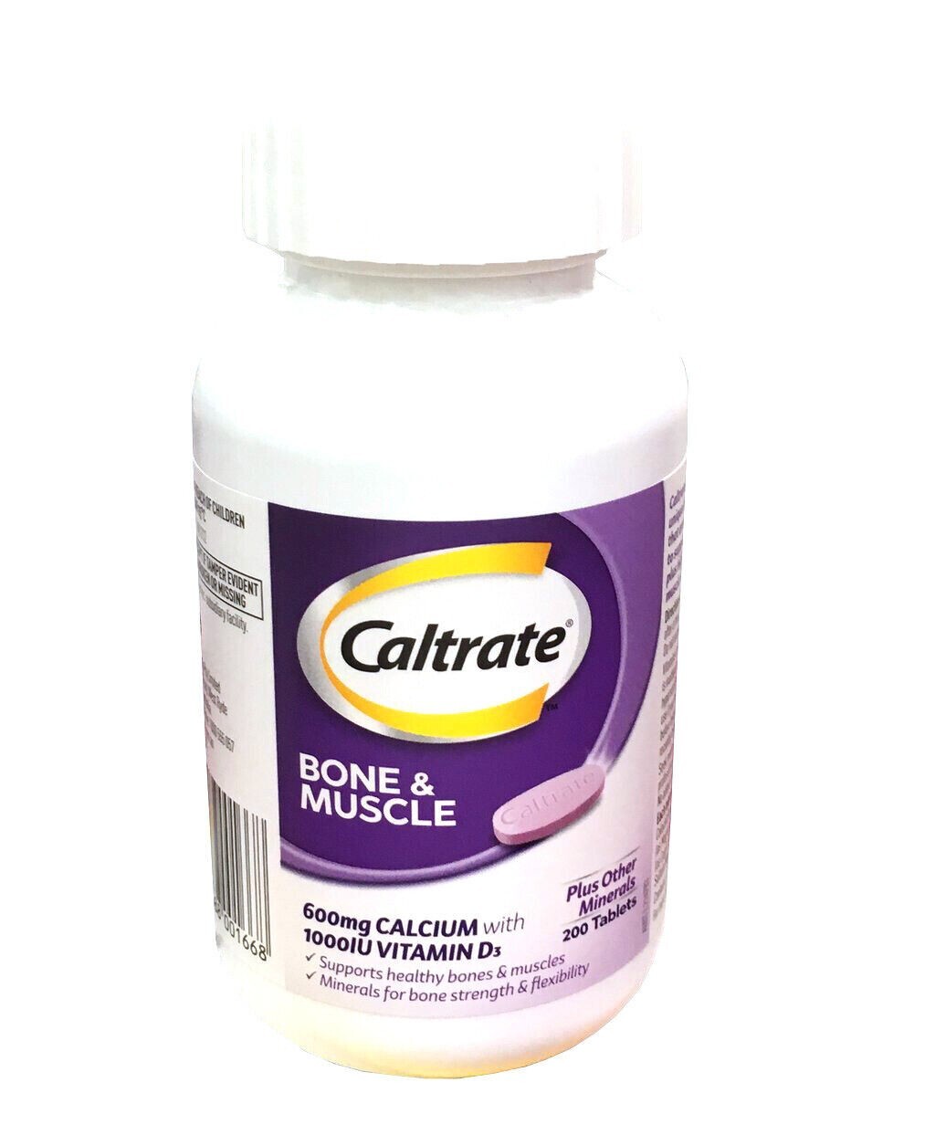 Caltrate Bone & Muscle Health Support Muscle & Bone Strength Calcium ...