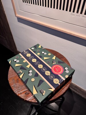 NEW CHRISTIAN LOUBOUTIN Backgammon Set Beach Portable or Table Game ...