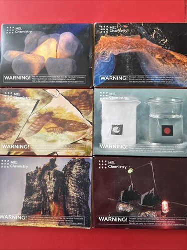 MEL Chemistry Starter Kit with 6 kits OPEN BOX Home Schooling Science ...