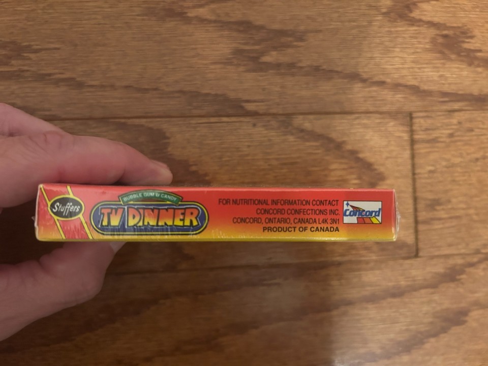 1990s Vintage "TV DINNER" {STUFFERS} Bubble Gum & Candy With Box ...