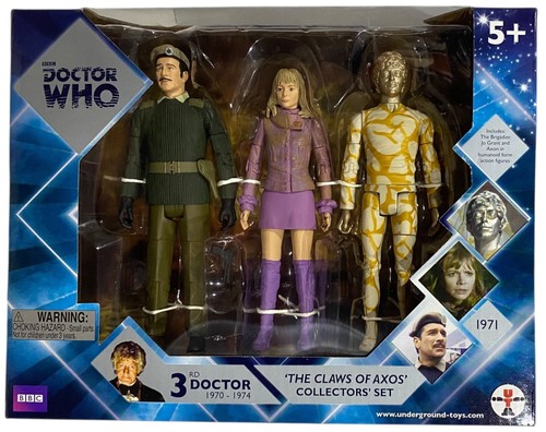 Doctor Who Claws of Axos Action Figure Collector Set NEW Brigadier~Jo ...