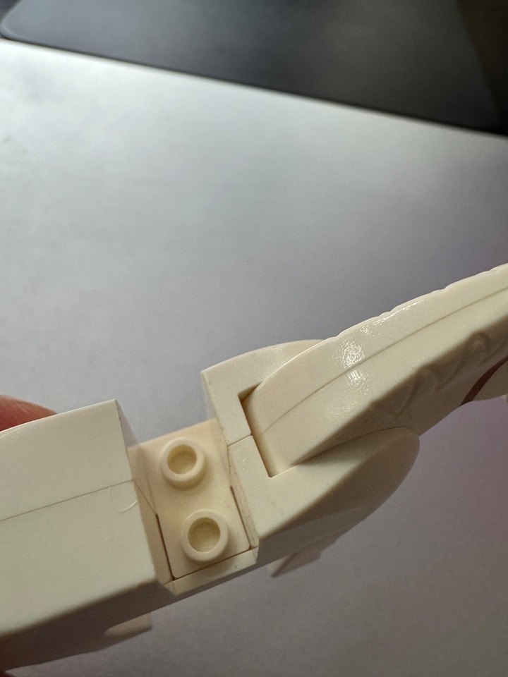 White Horse w Moveable Head from 6010 LEGO Lion Knights Supply Wagon ...