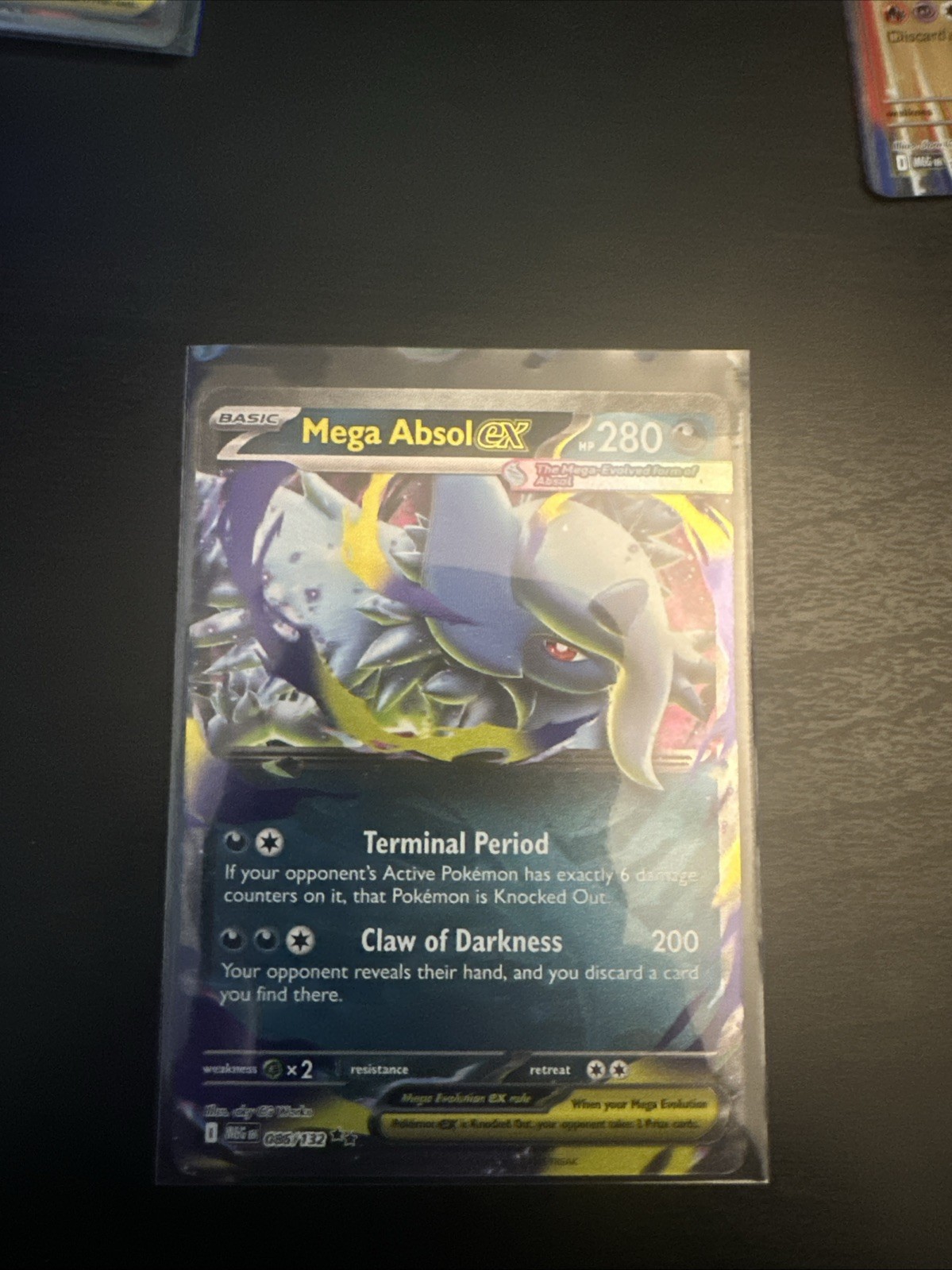 Mega Absol Ex Pokemon Mega Evolution 086/132 | eBay