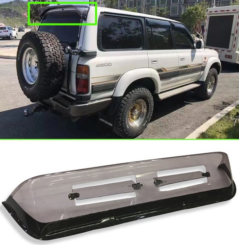 Rear Spoiler Sun Rain Visor Window Shield For Toyota Land Cruiser LC80 ...