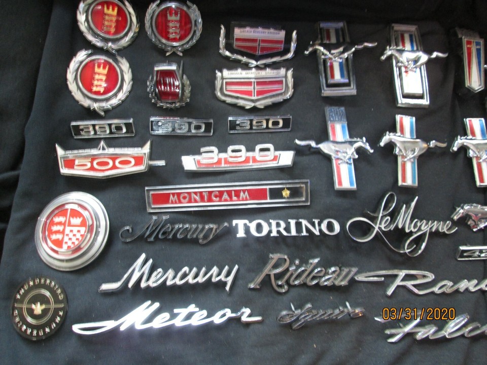 1972 MERCURY MONTEGO EMBLEM BADGE FLAG FoMoCo OEM GENUINE FACTORY ...