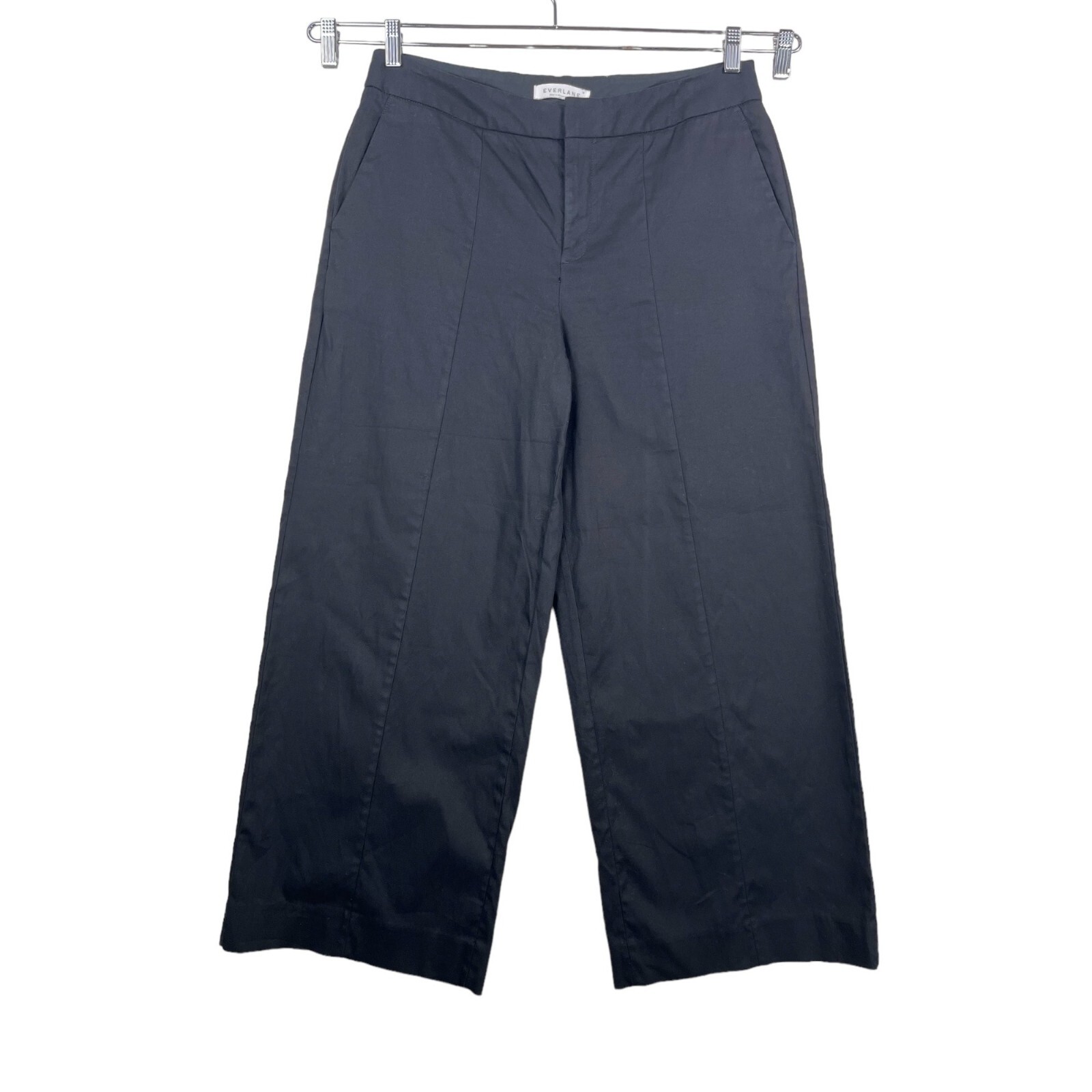 Everlane Wide leg The Structured pants black sz 12 - Gem