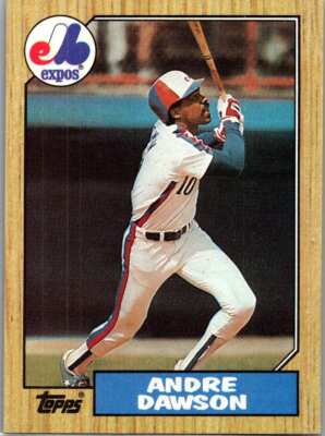 1987 Andre Dawson #345 Topps Montreal Expos MBBC #141 | eBay