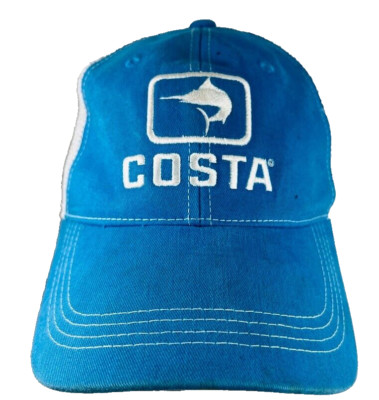 Costa Del Mar Sunglasses Logo Sailfish Baseball Hat Cap Adjustable ...