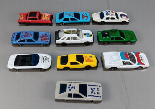 Lot Of 10 Made In China Diecast Toy Cars Metal Tops | eBay