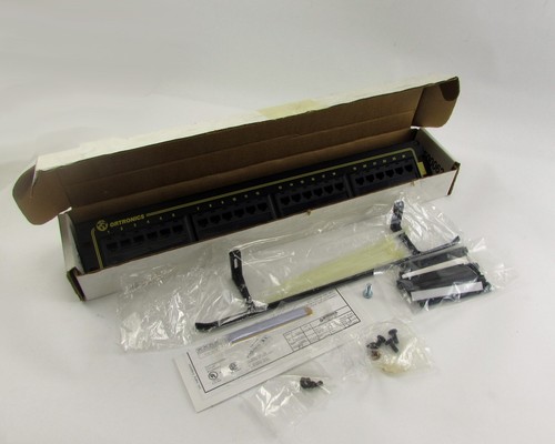 Ortronics Inc. Cat No. OR-851004904 Patch Panel - 24 Port, 3.5 x 19 x 1 ...