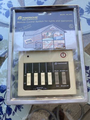 X-10 Powerhouse Mini Controller Model MC460 for X10 Modules - New Old ...