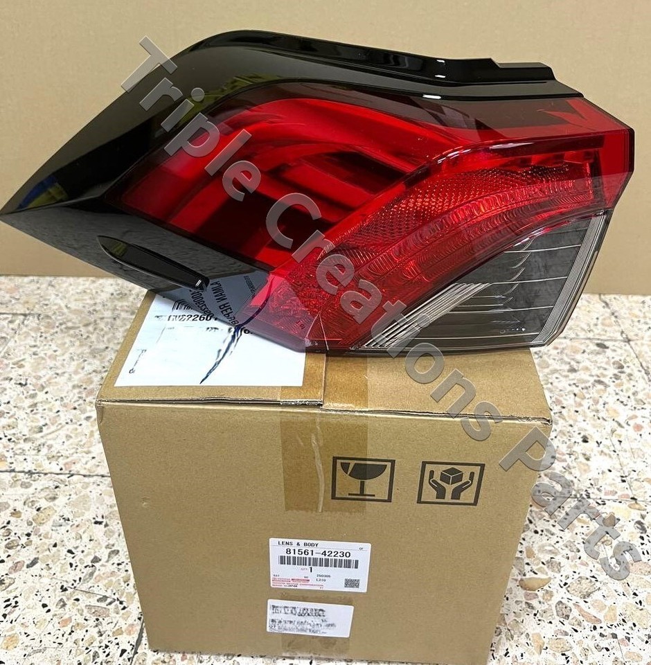 Toyota Genuine 81561-42230 Lens & Body Rear Combination Lamp LH ...