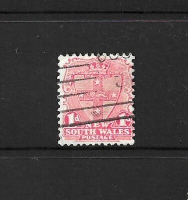 Used 1892-1910 One Penny Red Shield Postage New South Wales Pre-decimal ...