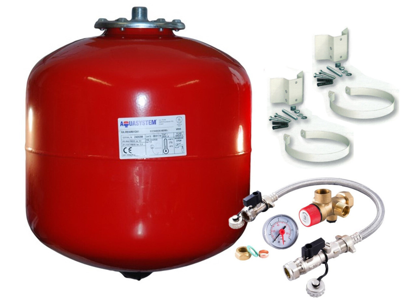 Aquasystem Heating Expansion Vessel 8 12 18 24 35 Ltr & Sealed System ...