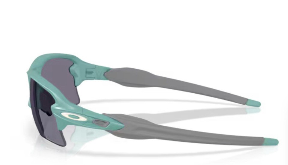 OAKLEY FLAK 2.0 XL SUNGLASSES MATTE PACIFIC TEAL BLUE / PRIZM GREY ...