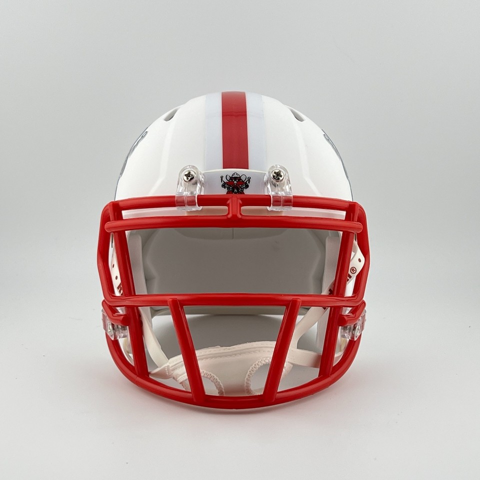 Texas Tech Red Raiders CUSTOM Matte White - "Raider Red" Mini Football ...