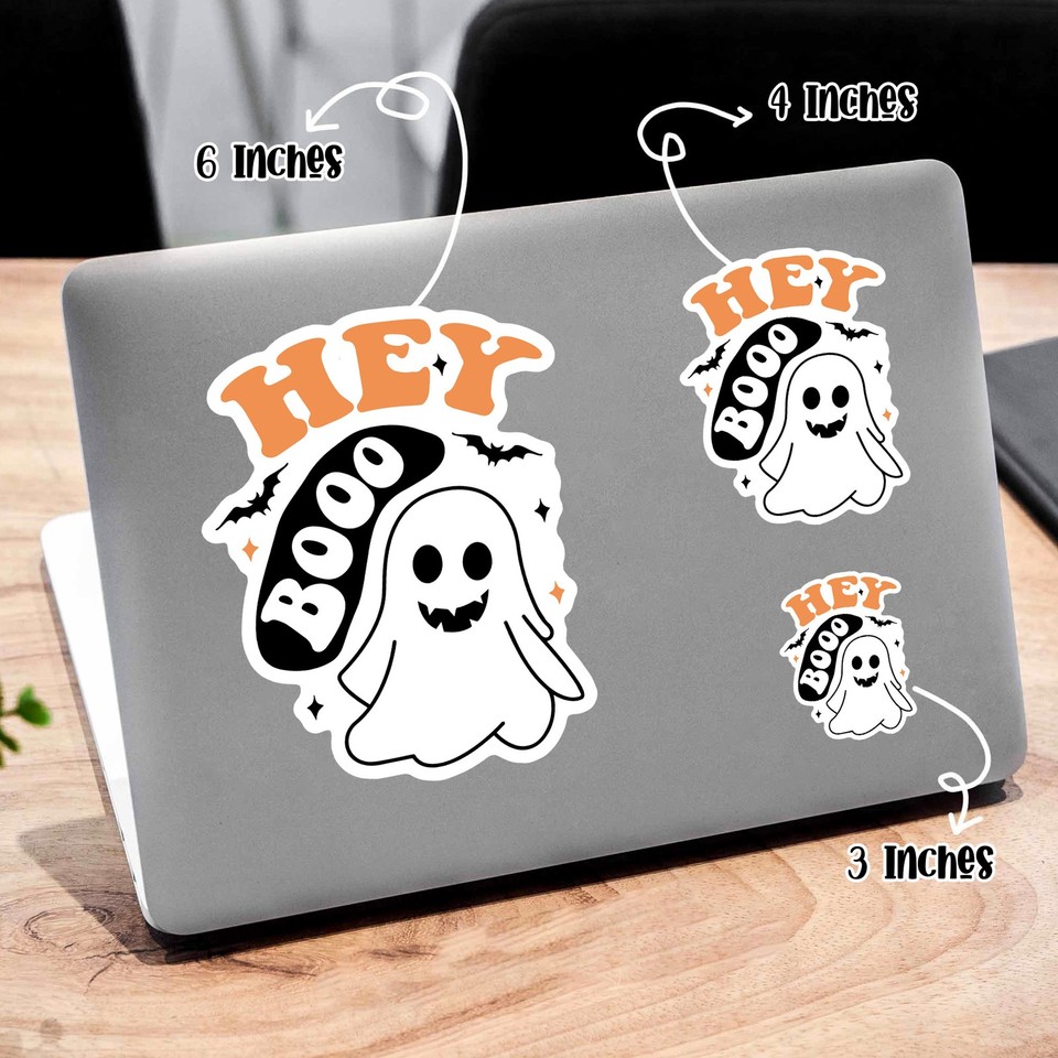Hey Booo Cute Stickers Vinyl Decal | eBay