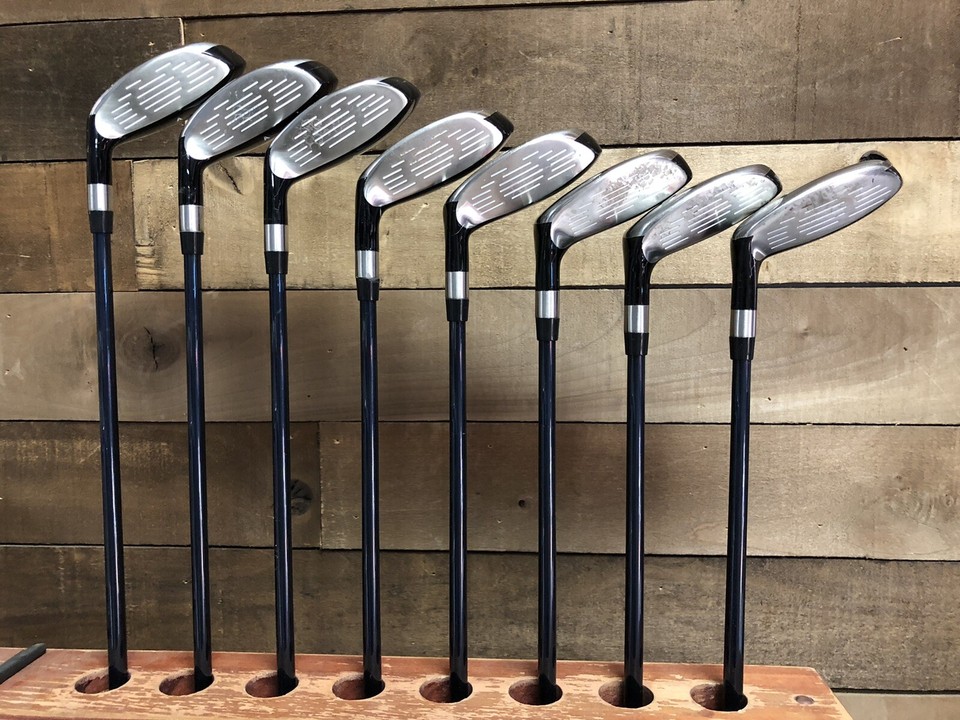 USED Senior Mens Majek Golf Hybrid Set (3-PW) Senior Flex Arthritic ...