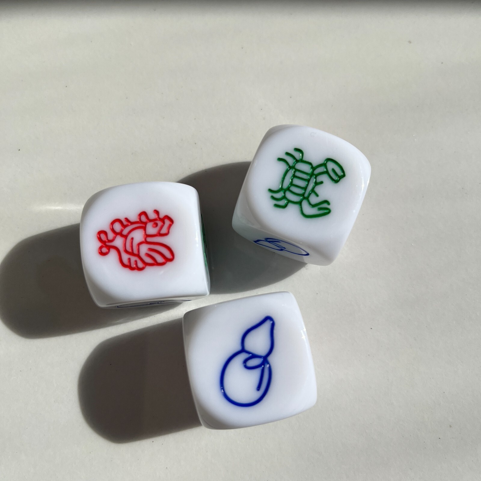 Gourd Fish Shrimp Crab Dice Crown Anchor Game Chuck A Luck Game Bau Ca ...