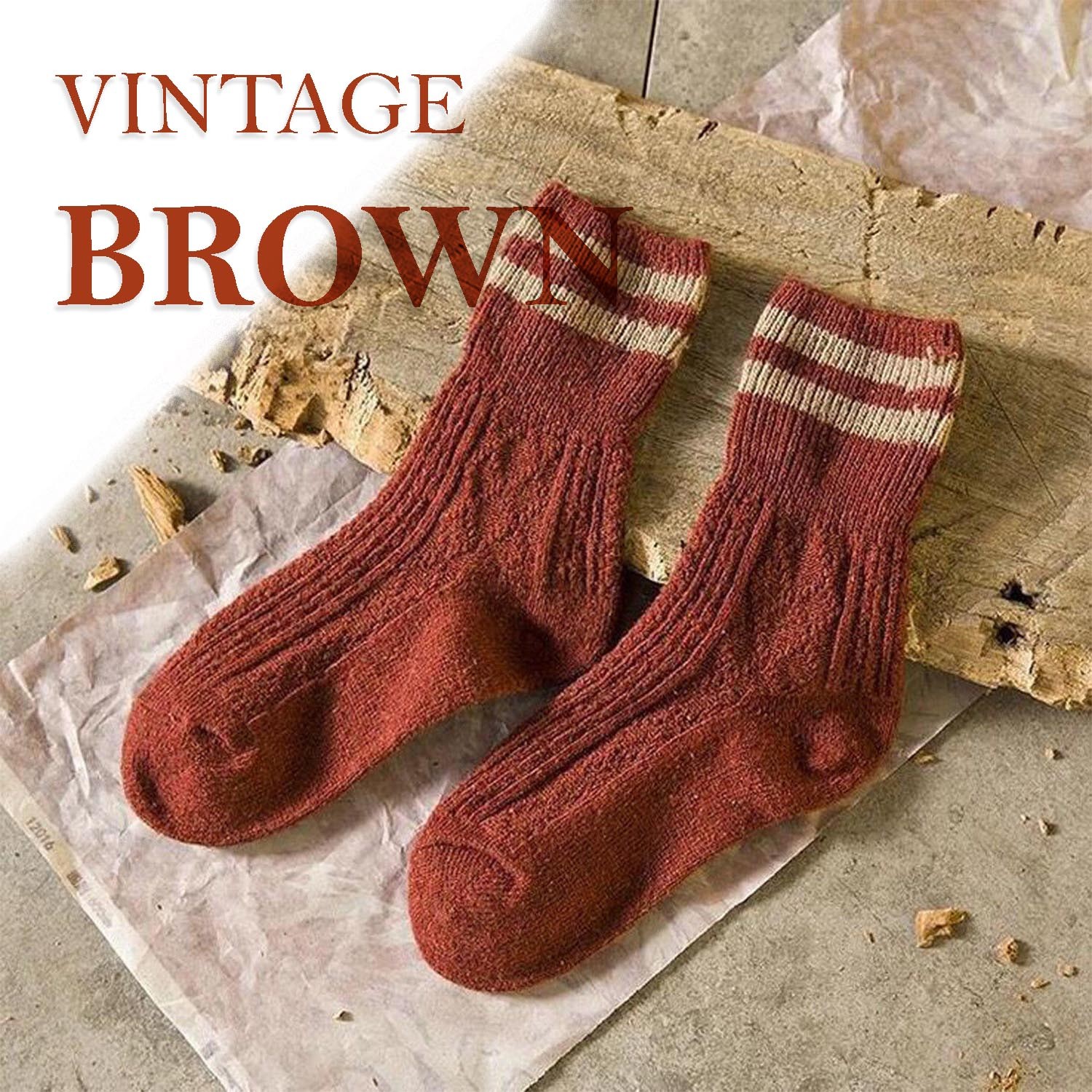 keep-warm women Vintage Colorful Winter socks (Stock in U.S.A) | eBay