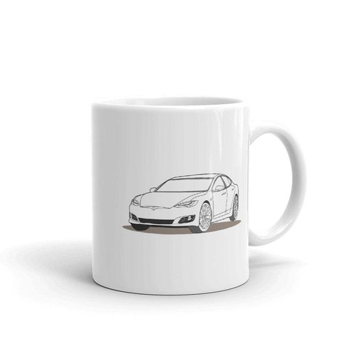 Tesla Model S Double Sided 11 oz Coffee Mug | eBay