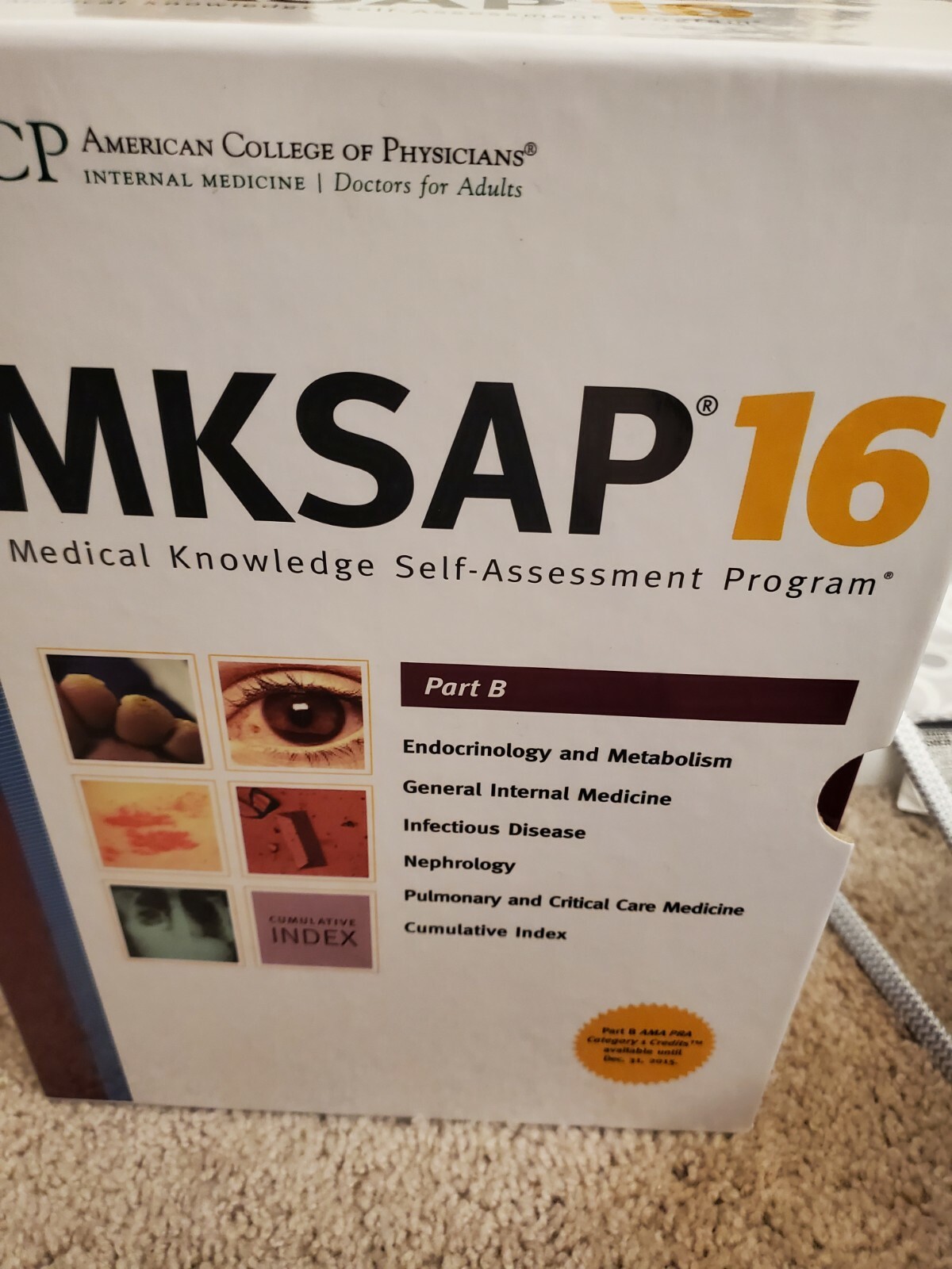 Mksap (R) 16 Print 11-Book Set by American College Of Physicians (2012 ...