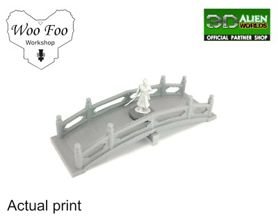 Samurai Stone bridge 28mm 3D printed terrain test of honour ...