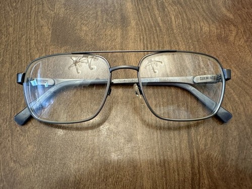 ClearVision Durahinge Mens Metal Eyeglasses FRAMES ONLY 57-17-150 ...