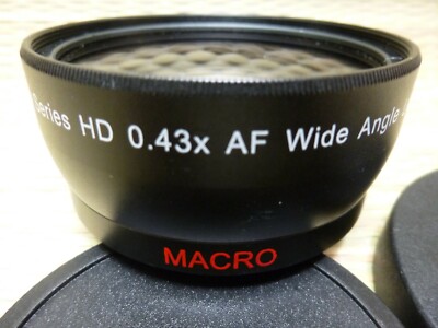Japan Optics, 55mm 0.43 Wide Angle Lens, with 2 caps | eBay
