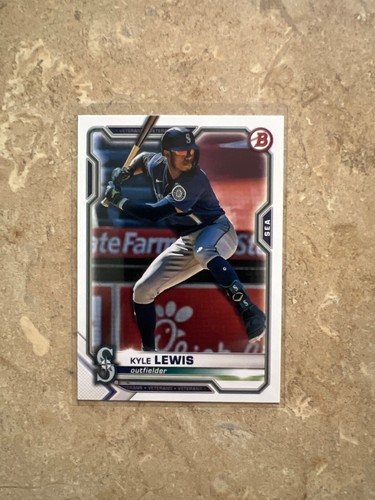 Kyle Lewis 2021 Topps Bowman Baseball Base Card #48 Seattle Mariners | eBay