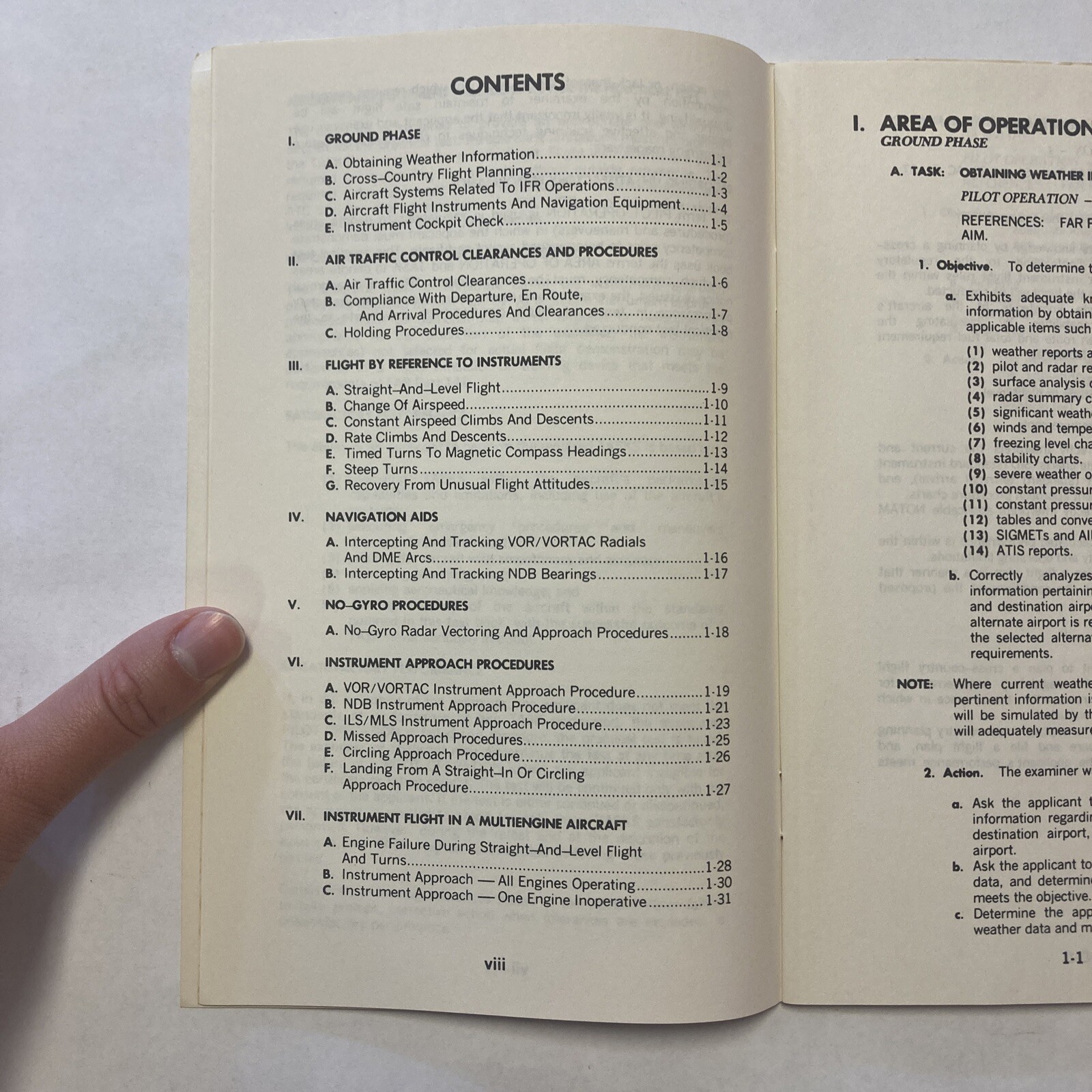 FAA - Instrument Rating Practical Test Standards (FAA-S-8081-4) | eBay