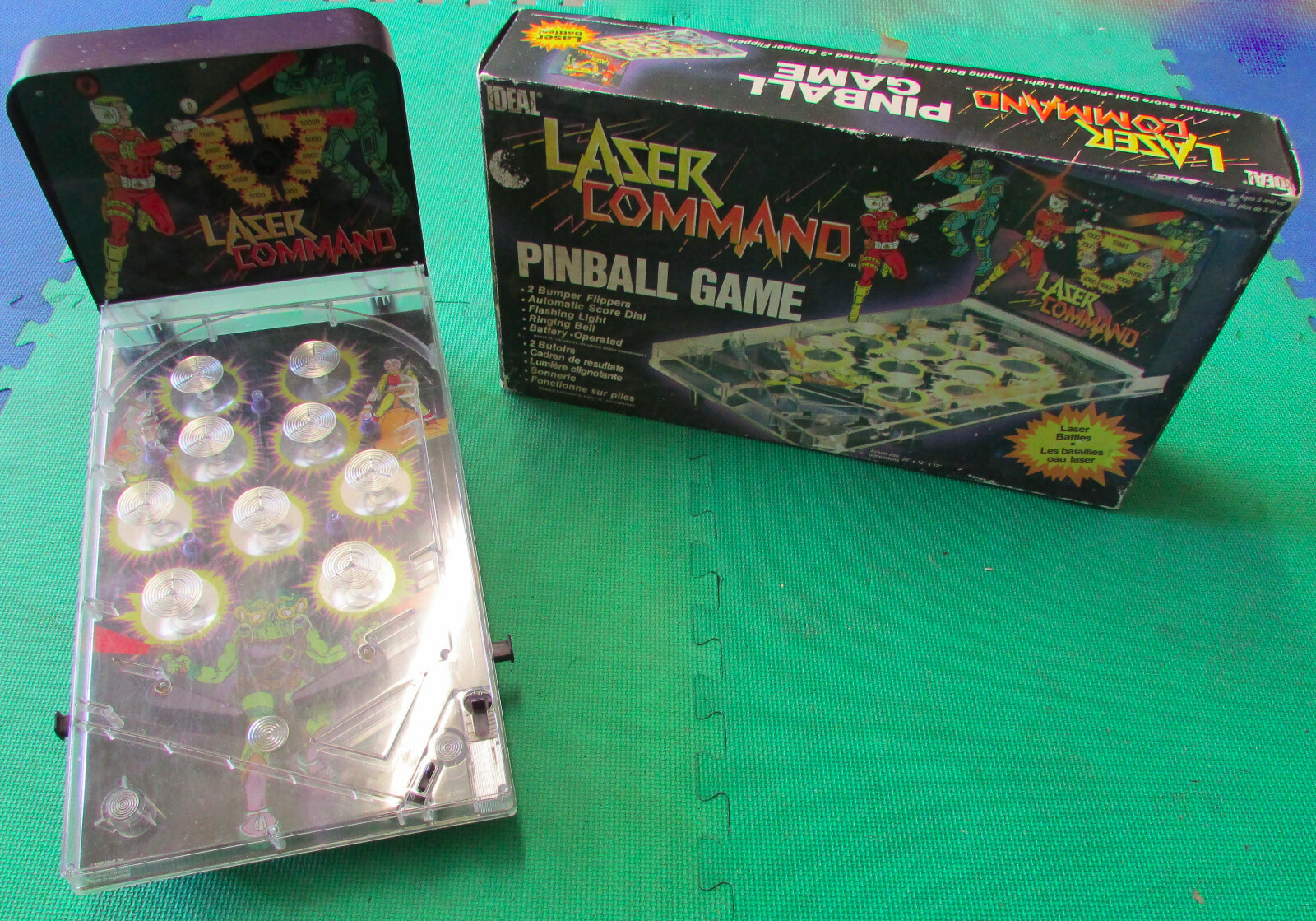 Vintage Ideal Laser Command Electronic Space Pinball Machine Game | eBay