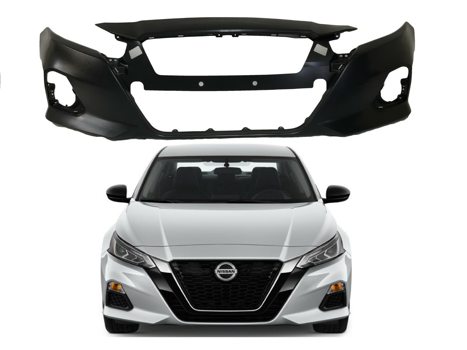 Fits 2019 2020 2021 2022 Nissan Altima Front Bumper Cover 62022-6CG0H ...