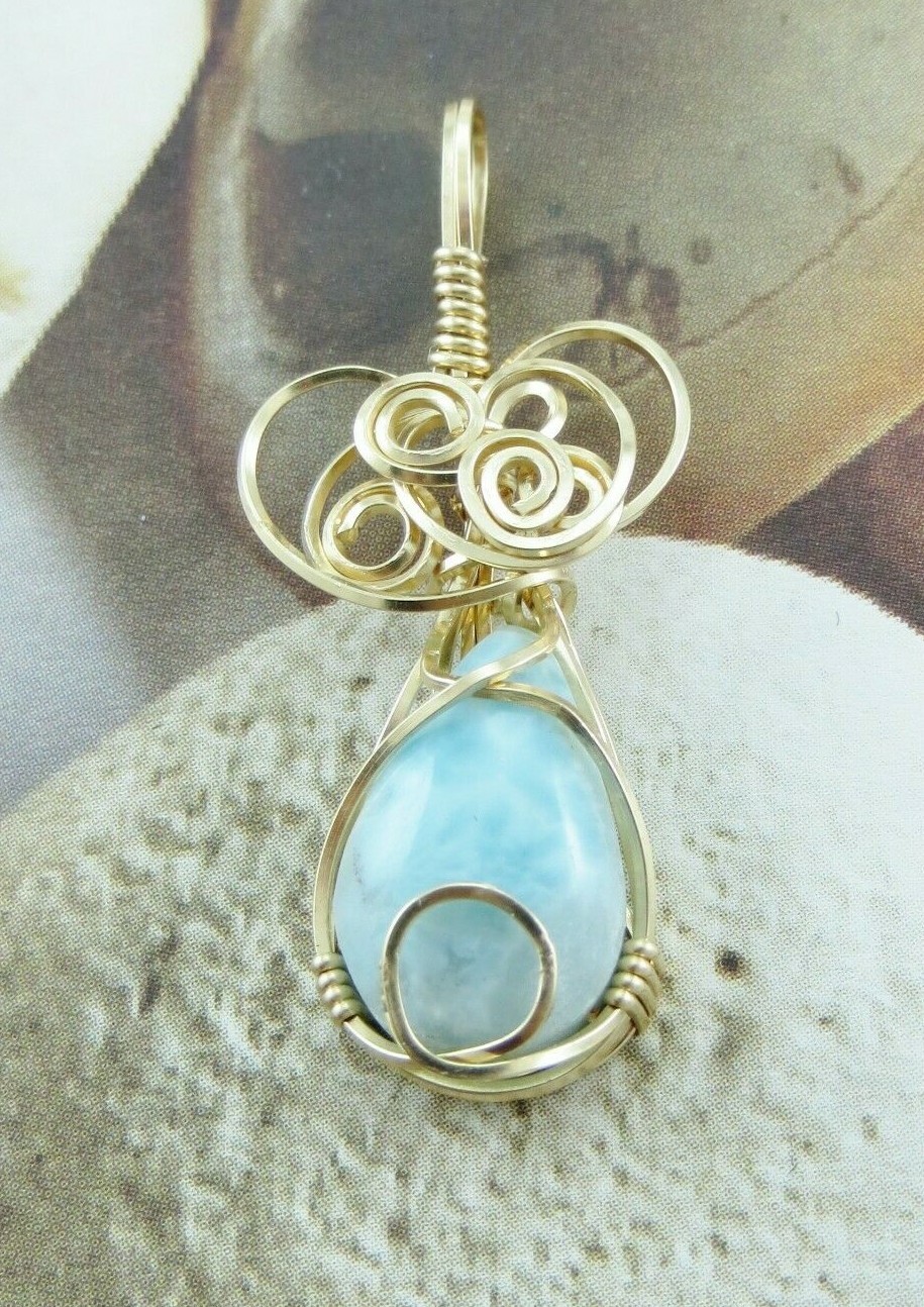 Larimar Pendant Ocean Blue | eBay