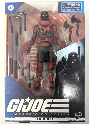 Red Ninja, G.I. Joe Classified Action Figure MIB, #08 | eBay