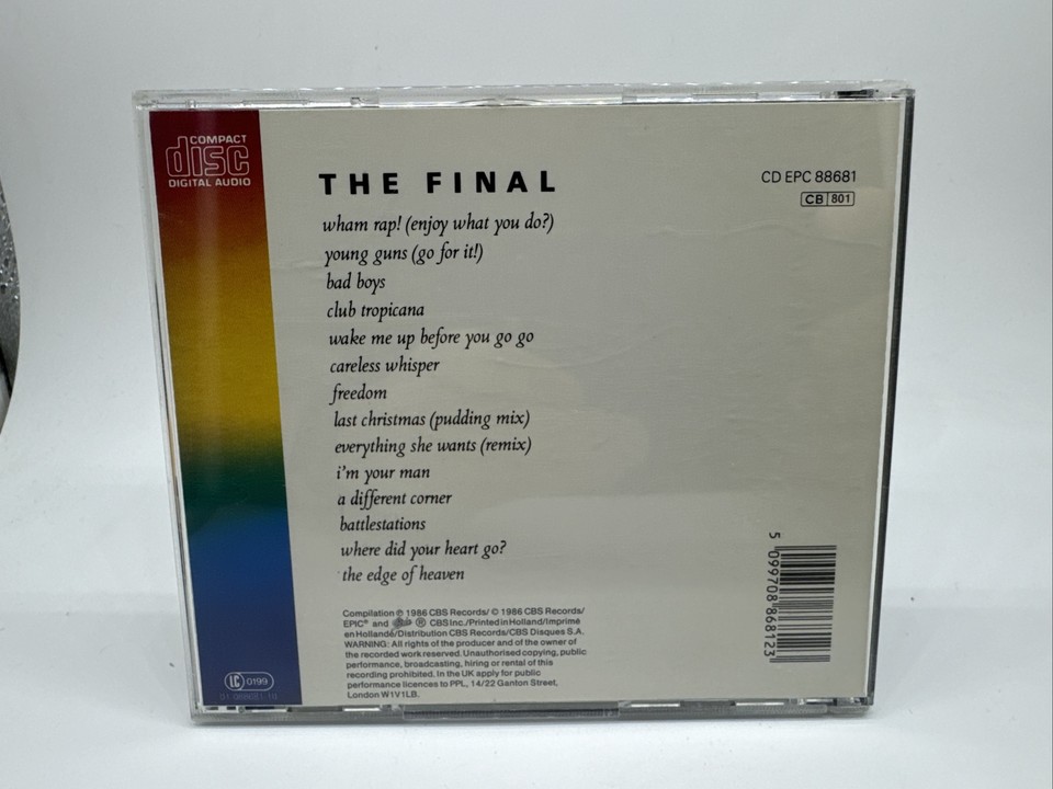 WHAM! - THE FINAL CD - Pre-owned Good Condition 5099708868123 | eBay