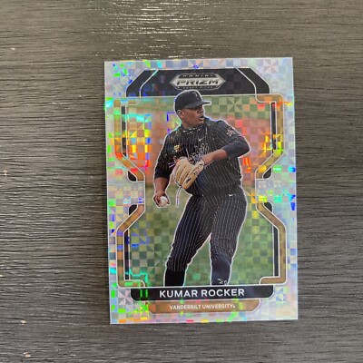 2022 Panini Prizm Draft Picks-Kumar Rocker PDP3-Power Plaid #29/35 | eBay