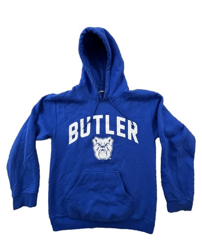 Vintage Butler University Hoodie Mens Small Pullover Sweater Blue | eBay