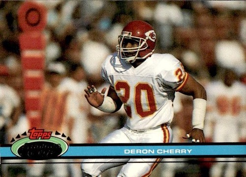 Deron Cherry 1991 Stadium Club #28 Kansas City Chiefs | eBay