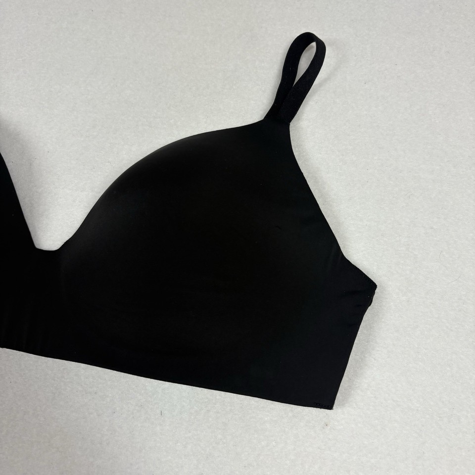 Victoria's Secret Bra Black T-Shirt Lightly Lined Wireless 40C Comfort ...