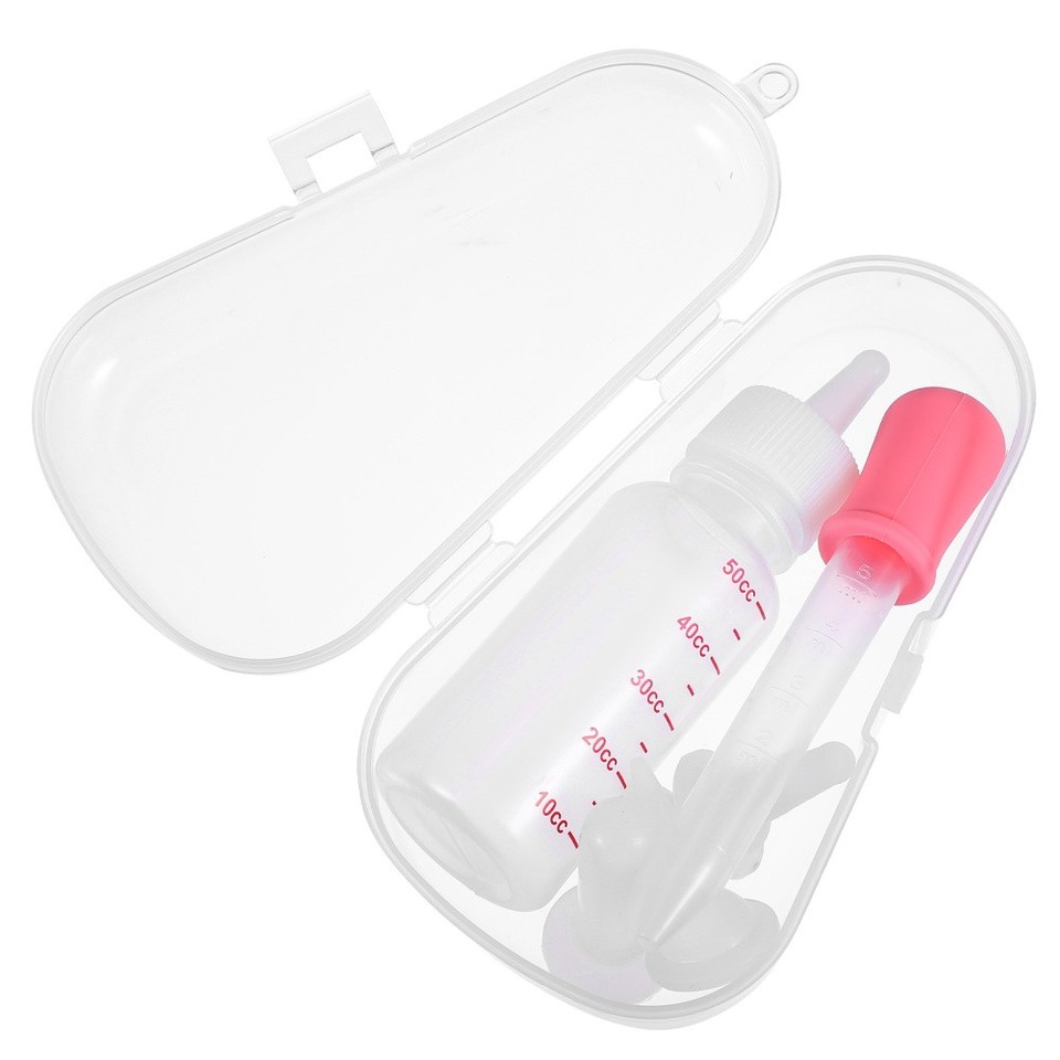 1 Set of Simple Pet Pacifier Bottle Cat Puppy Feeding Dropper Safe Pet ...